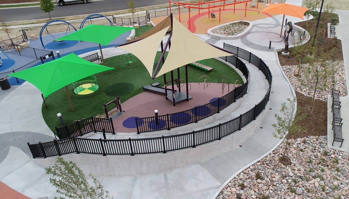 Red-Tailed Hawk Park - Inclusive Play - Colorado Hardscapes - Aurora