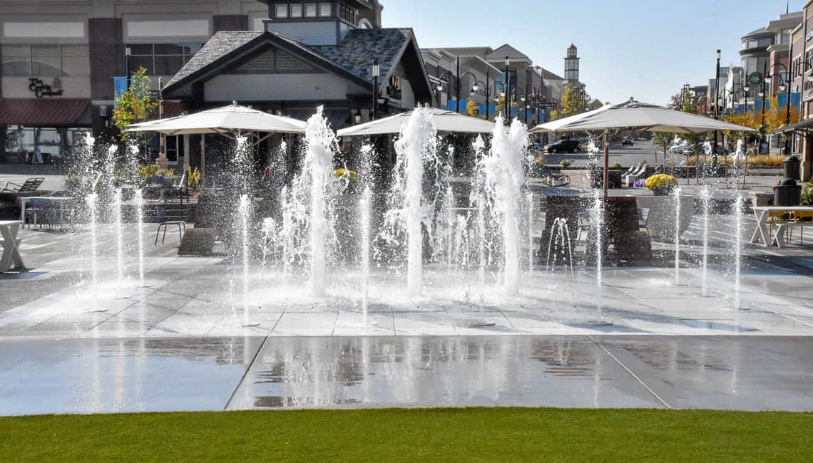 Southlands Mall Water Feature - Colorado Hardscapes