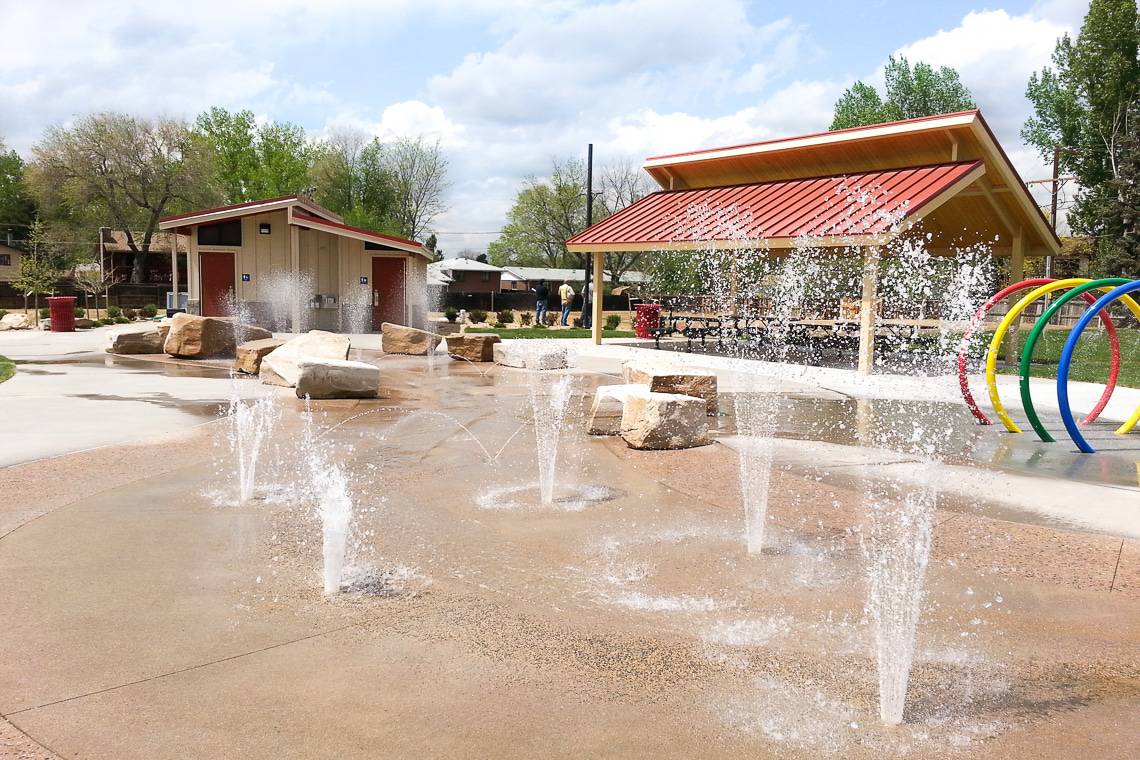 Splash Pads & Pop Jets - Colorado Hardscapes