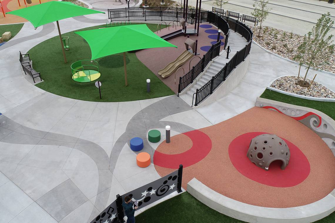 Red-Tailed Hawk Park - Inclusive Play - Colorado Hardscapes - Aurora